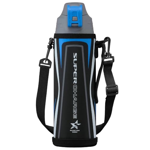 ブラック/1000 ml/DBR-1000・Size:1000 mlColor:ブラック・パッケージ個数:1・冷たさキープ！真空断熱構造。外びんと内びんの間の真空断熱層が冷たさをキープ。6時間後も冷たくておいしい！・漏れにくい！2段階ロック...
