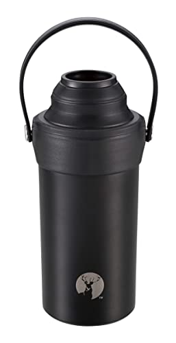 ブラックブラック/500ml・600ml/UE-3542・Style:ブラック・パッケージ個数:1・適合ペットボトルサイズ(容量):外径66~73mm、高さ173~223mm(容量500~600ml)程度の円筒状ペットボトル・注意:形状、サ...