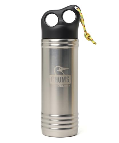 シルバー/500 ml/CH62-2128・Size:500 mlColor:シルバー・CHUMS2026年春夏新商品説明 500ml対応の波形状ボトル。滑り止め付きで持ちやすく、高精度印刷と立体加工が魅力の新デザイン。