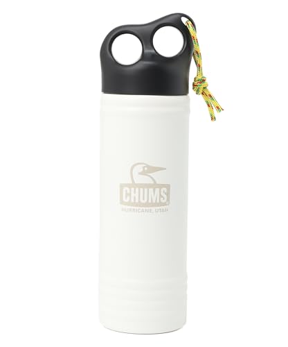 オフホワイト/500 ml/CH62-2128・Size:500 mlColor:オフホワイト・CHUMS2026年春夏新商品説明 500ml対応の波形状ボトル。滑り止め付きで持ちやすく、高精度印刷と立体加工が魅力の新デザイン。