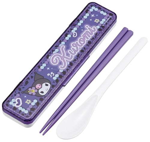 クロミ/-/CCS3SA-56647・Color:クロミ・パッケージ個数:1・サイズ：横18.8×縦4.7×高1.8cm、箸・スプーン：18cm・材質：ABS樹脂、箸：メタクリル樹脂、フタ：AS樹脂、クッション：シリコン樹脂・原産国：日本お...