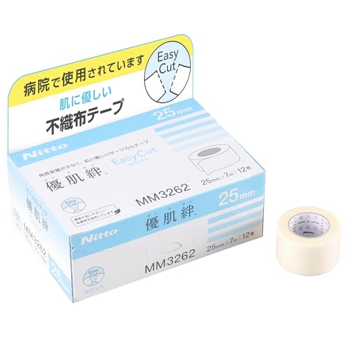 リニューアル・ホワイト/【幅25mm】12巻入/-・Color:リニューアル・ホワイトSize:【幅25mm】12巻入・パッケージ個数:1・肌に優しいサージカルテープ・【肌に優しい】角質層を保護する、肌に優しいサージカルテープです。貼り替え...