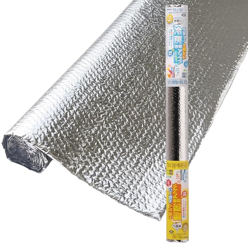 単品シルバー/90cm×1.8m/HH0006・Color:シルバーSize:90cm×1.8m・パッケージ個数:1・【夏冬兼用】窓ガラスに貼るだけで夏涼しく冬暖かく快適に・【遮熱・遮光】アルミの反射効果で夏は直射日光の熱を和らげ、UVカッ...