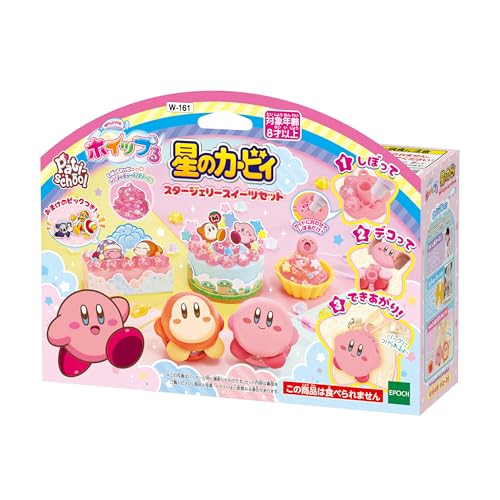 かわいい星のカービィ/小型またはミニチュア/W-161・Color:星のカービィSize:小型またはミニチュア・パッケージ個数:1・ホイップるクリームをしぼって、かわいいスイーツ作品をつくっちゃお！・ジェリーチャームクリームで星のカービィの...