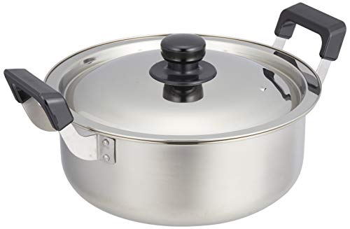 b)両手鍋シルバー/4.7 L 直径 23 cm/HB-1793・Size:4.7 L 直径 23 cm・パッケージ個数:1・ステンレス製のお鍋。・素材: 本体:ステンレス鋼(クロム14%) 蓋:ステンレス鋼(クロム14%) 取っ手・つまみ...