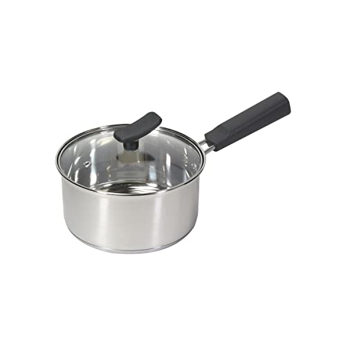 片手鍋シルバー/2.5 L/HB-6571・Size:2.5 LStyle:片手鍋・パッケージ個数:1・製品サイズ：（約）全長30.5×幅17.5×高さ13.5cm、鍋の深さ:（約）8.5cm・製品重量：（約）0.65kg・《本体》素材・材...