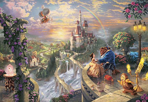 1000ピース-/完成サイズ:51x73.5cm/D-1000-487・Style:1000ピース・パッケージ個数:1・(C)Disney. Beauty and the Beast Falling in Love (C) 2010 Tho...