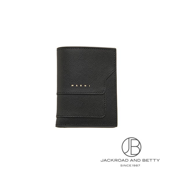 [商品ID：mar069] &nbsp;PRODUCT&nbsp;&nbsp;-&nbsp;商品名&nbsp;- BRANDブランド マルニMARNI MODELモデル ブラック サフィアーノレザー製 二つ折りウォレットBlack Saff...