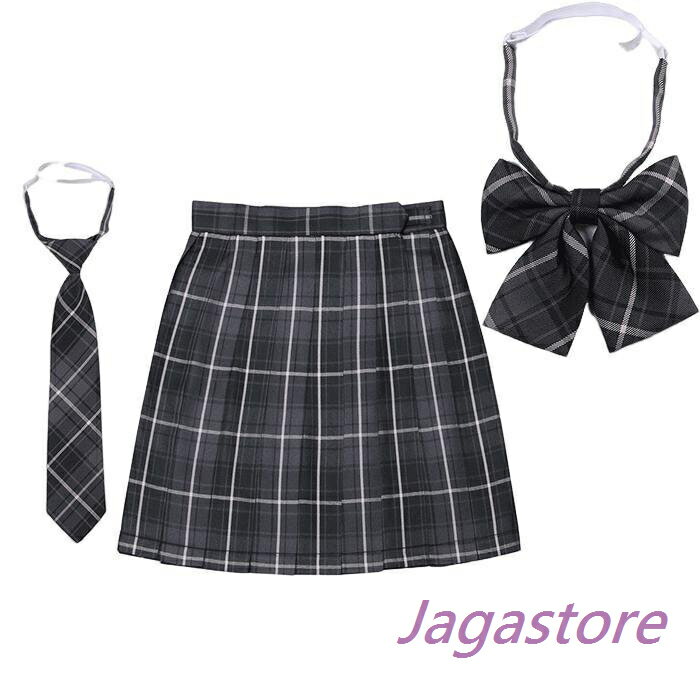 制服 スカート 3点セット レディース プリーツスカート JK制服 チェック Aライン ミニスカート 蝶結び リボン付き 制服 リボン 可愛い コスプレ ハロウィン スクール 制服 高校生 スカート 学生服 ハイウエスト 膝上 スカート ボ...