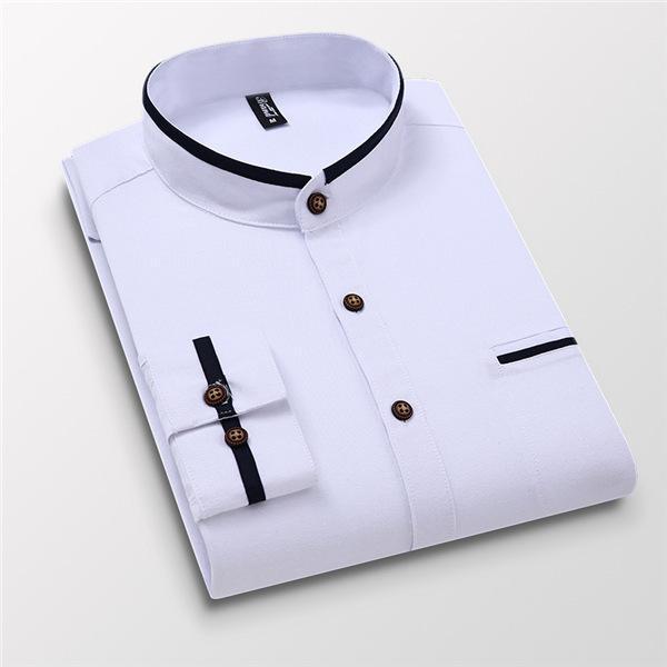 商品詳細：カラー：/ホワイト/グレー/ライトブルー/ダークブルーサイズ：/M/L/XL/2XL/3XL/4XL/5XLで！素材：綿混紡2021年の快適シャツ、リニューアルしました。生地を新たに改良し、一般的なワイシャツにも見劣りしないほどの...