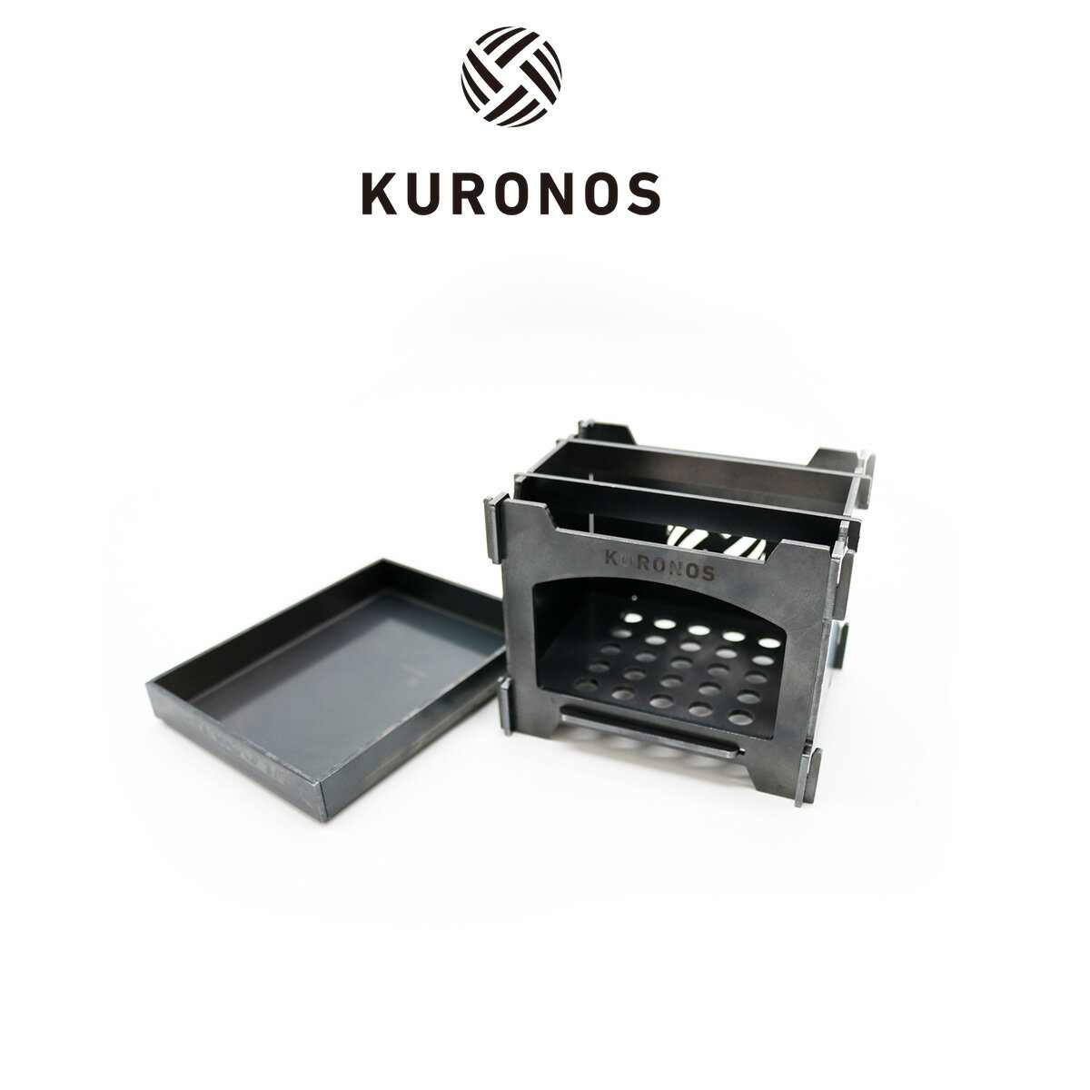 【KURONOS ポケット ミニ ストーブ MINIKURO】 寒い季節の相棒に！ 手軽に楽しむ、ゆらめく炎とほっこり暖かさを。 折りたたみでコンパクトに収納できる！ ミニ焚火台、ミニストーブの「ミニクロ」（MINIKURO） 蚊取り線香の...