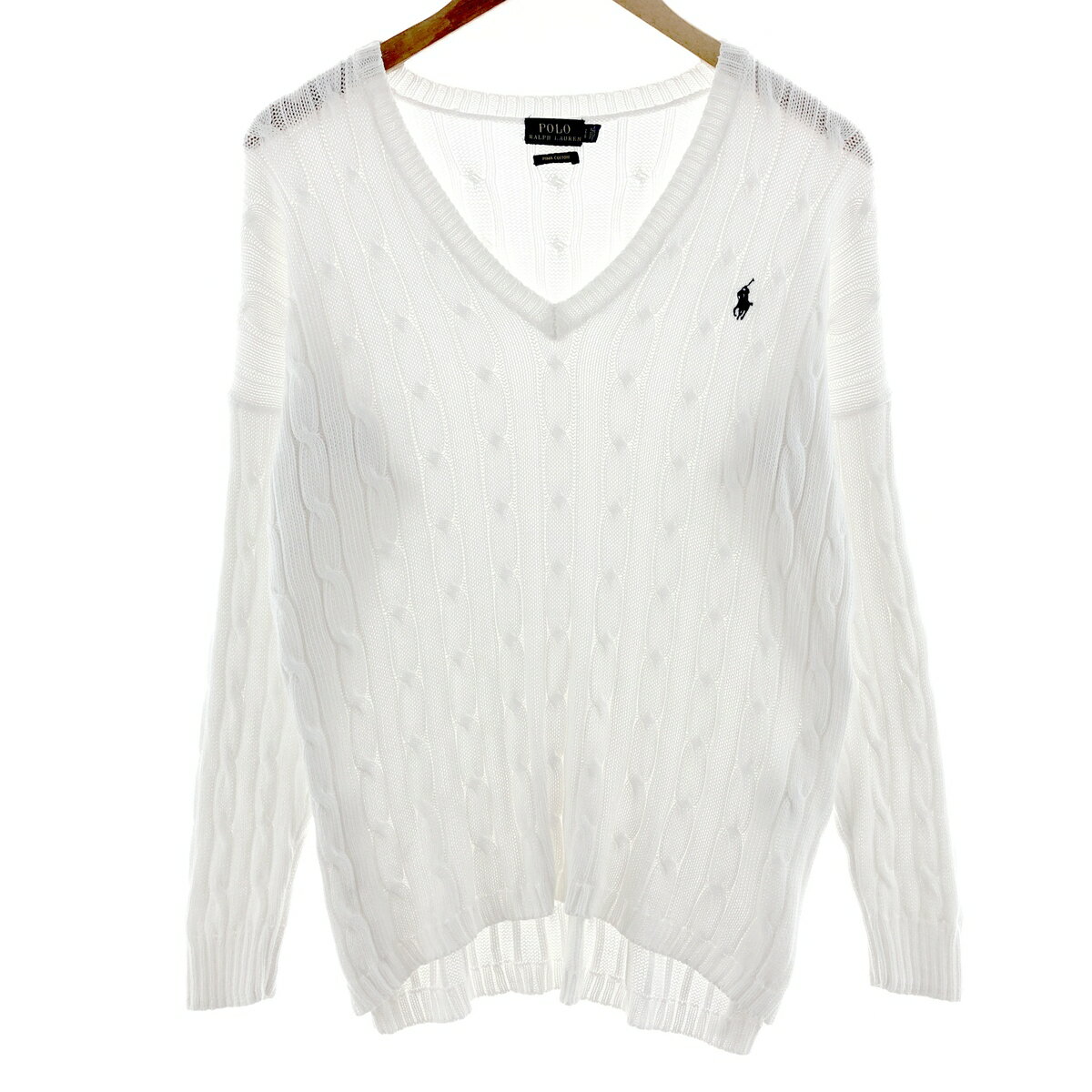 商品詳細 ブランド・Ralph Lauren・ラルフローレン・ 特徴・クルーネック(丸首)・長袖・ケーブル編み・ モデル/形状・POLO RALPH LAUREN PIMA COTTON・Vネック コットンニットセーター・ 素材・コットン:...