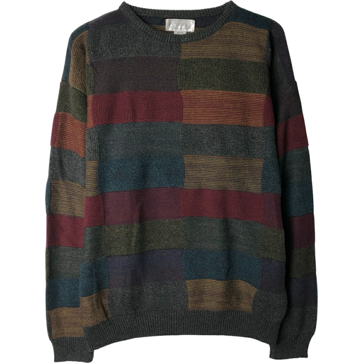 商品詳細 ブランド・GIANFRANCO RUFFINI・ 特徴・長袖・クルーネック(丸首)・ モデル/形状・アクリルニットセーター・ 素材・アクリル:100%・ 色・エンジ系 バーガンディ・グレー系 灰色・カーキ系・ 柄・総柄・ 生産国・...