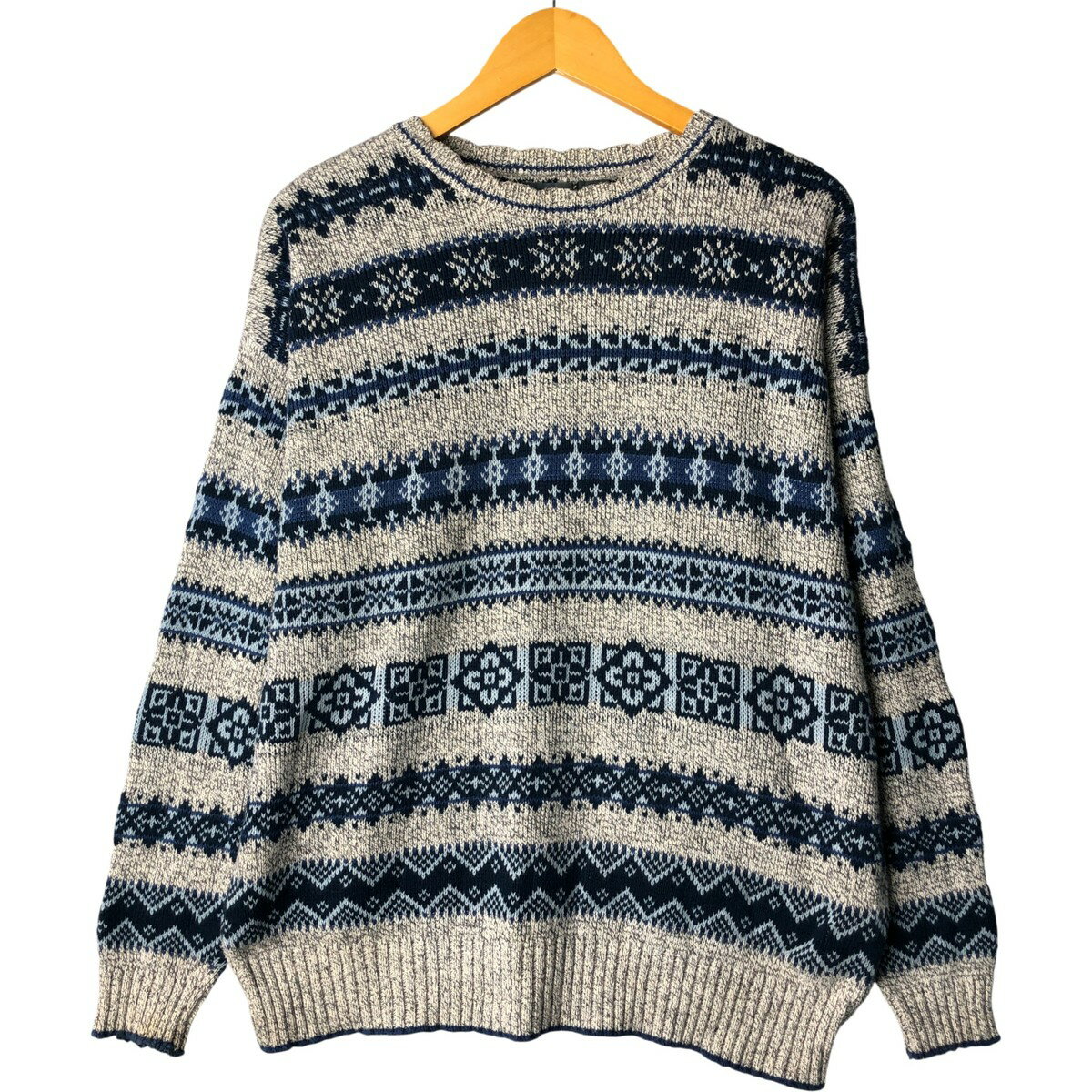 商品詳細 ブランド・Liz Claiborne・リズクレイボーン・ 特徴・長袖・クルーネック(丸首)・カラーネップ・ヴィンテージ・ モデル/形状・Liz wear・コットンニットセーター・ 素材・コットン:100%・ 色・オフホワイト系 淡...