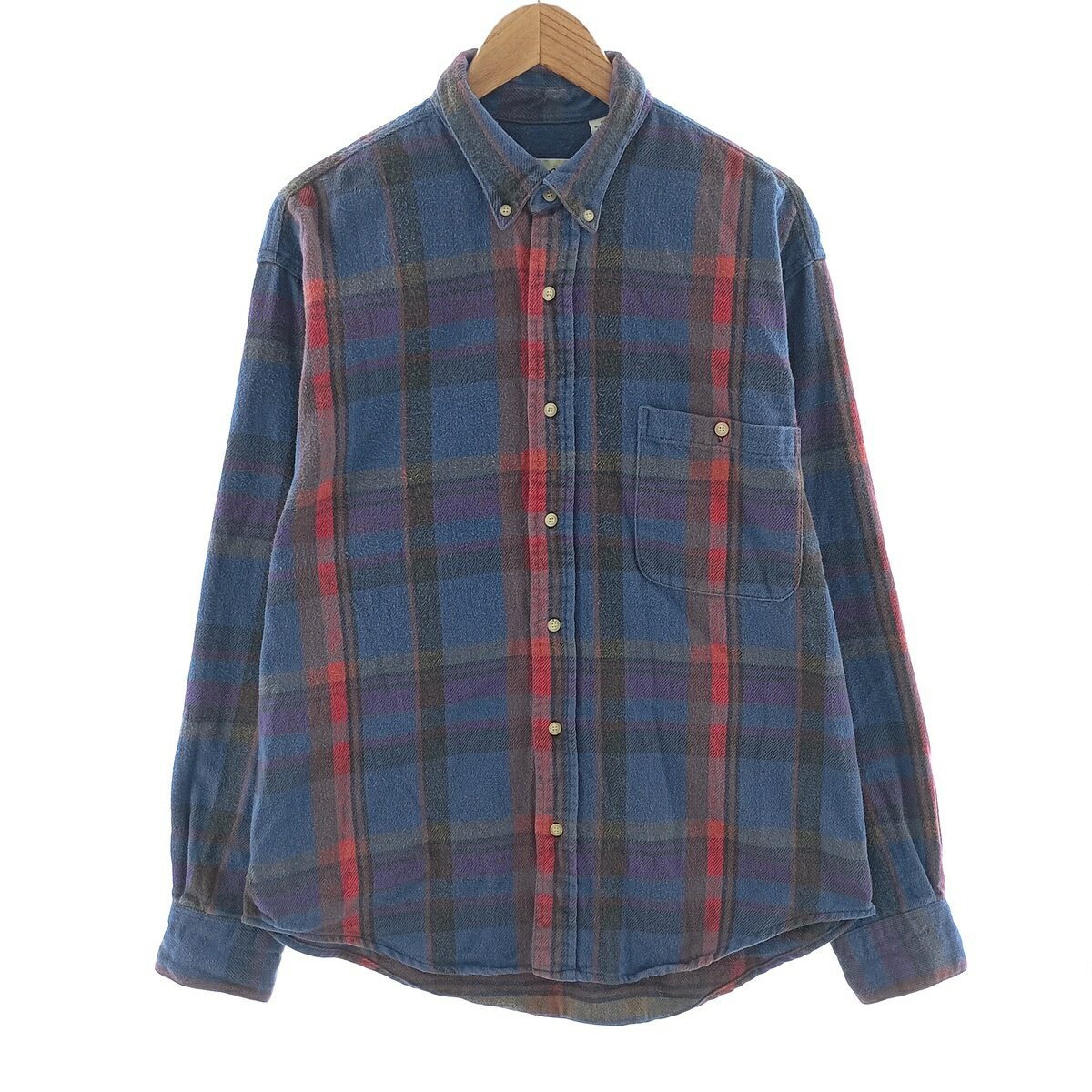 商品詳細 ブランド・Eddie Bauer・エディーバウアー・ 特徴・ボタンダウン・長袖・ モデル/形状・長袖 ボタンダウン フランネルチェックシャツ・ 素材・コットン:100%・ 色・ブルー系 青色・ 柄・チェック柄・ 生産国・メキシコ製...