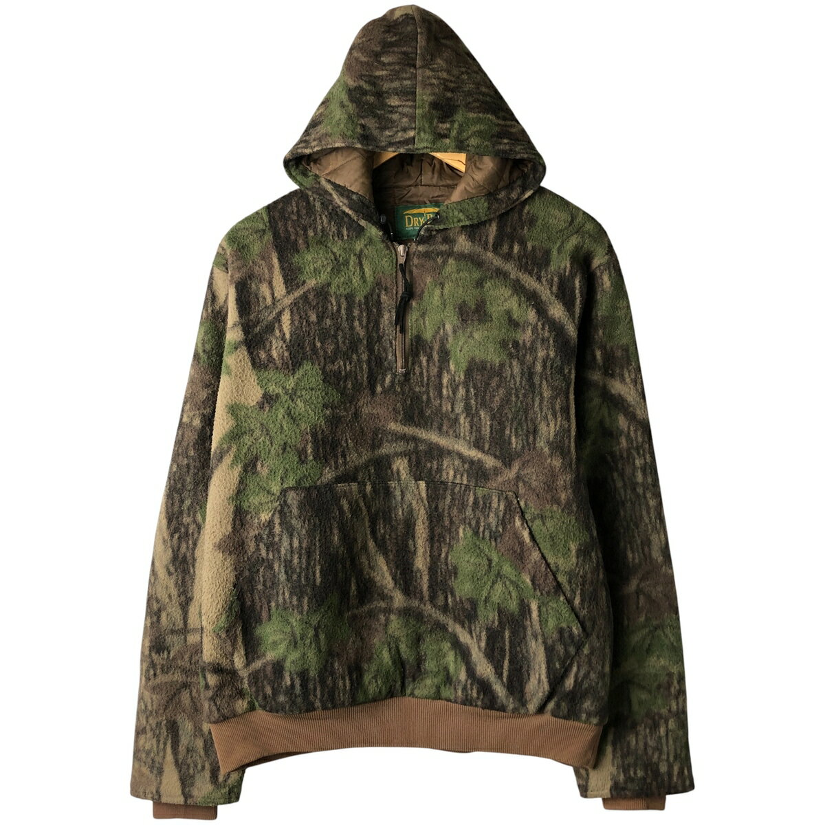 商品詳細 ブランド・Cabelas・カベラス・ 特徴・ハーフジップ・長袖・ヴィンテージ・ モデル/形状・DRY PLUS・フリースプルオーバーパーカー・ 素材・ポリエステル:100%・ 色・カーキ系・ 柄・迷彩柄・リアルツリーカモ・ 生産国...