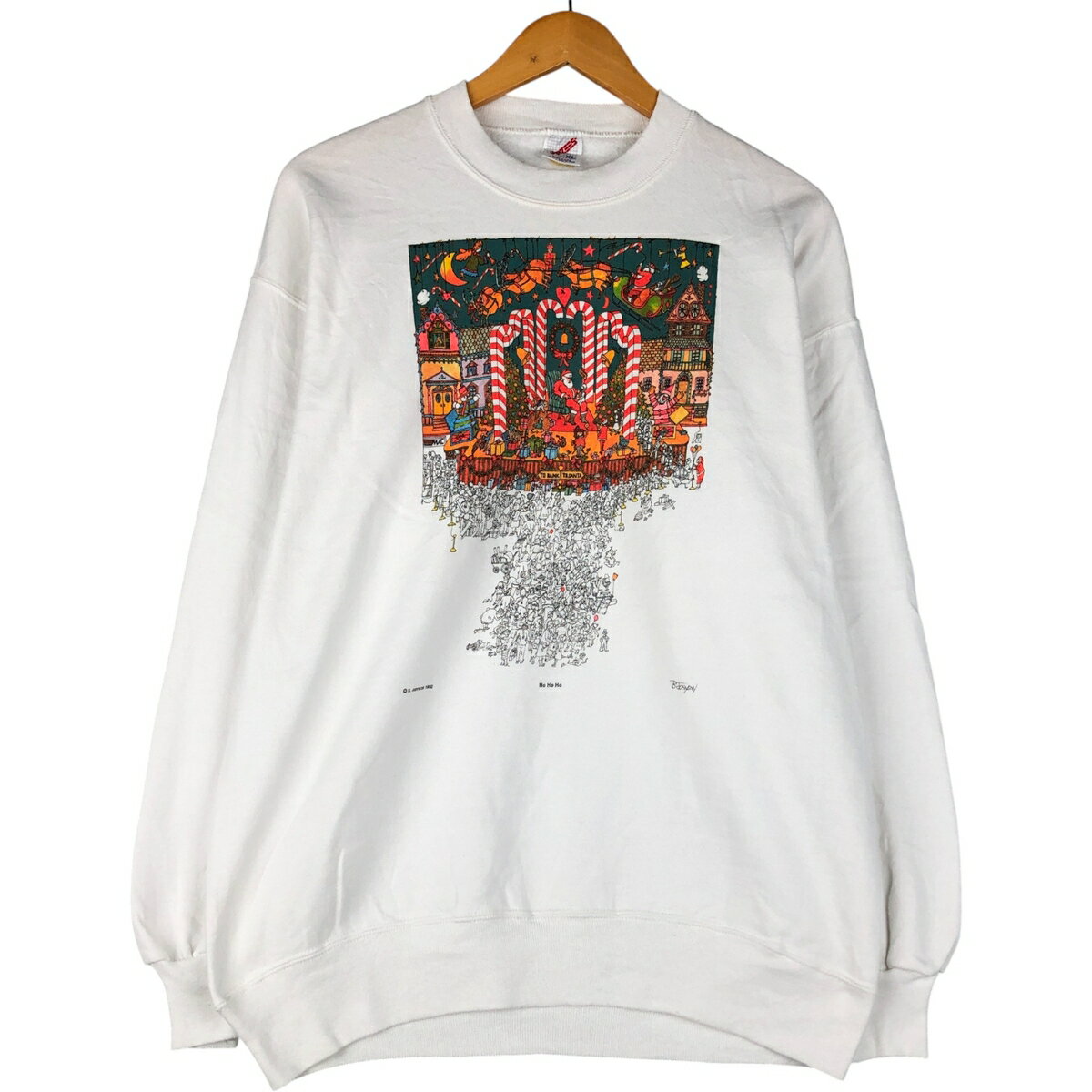 商品詳細 ブランド・Jerzees・ジャージーズ・ 特徴・クルーネック(丸首)・アメカジ・ モデル/形状・プリントスウェットシャツ トレーナー・ 素材・コットン:50%・ポリエステル:50%・ 色・ホワイト系 白色・ 柄・プリント・ 生産国...