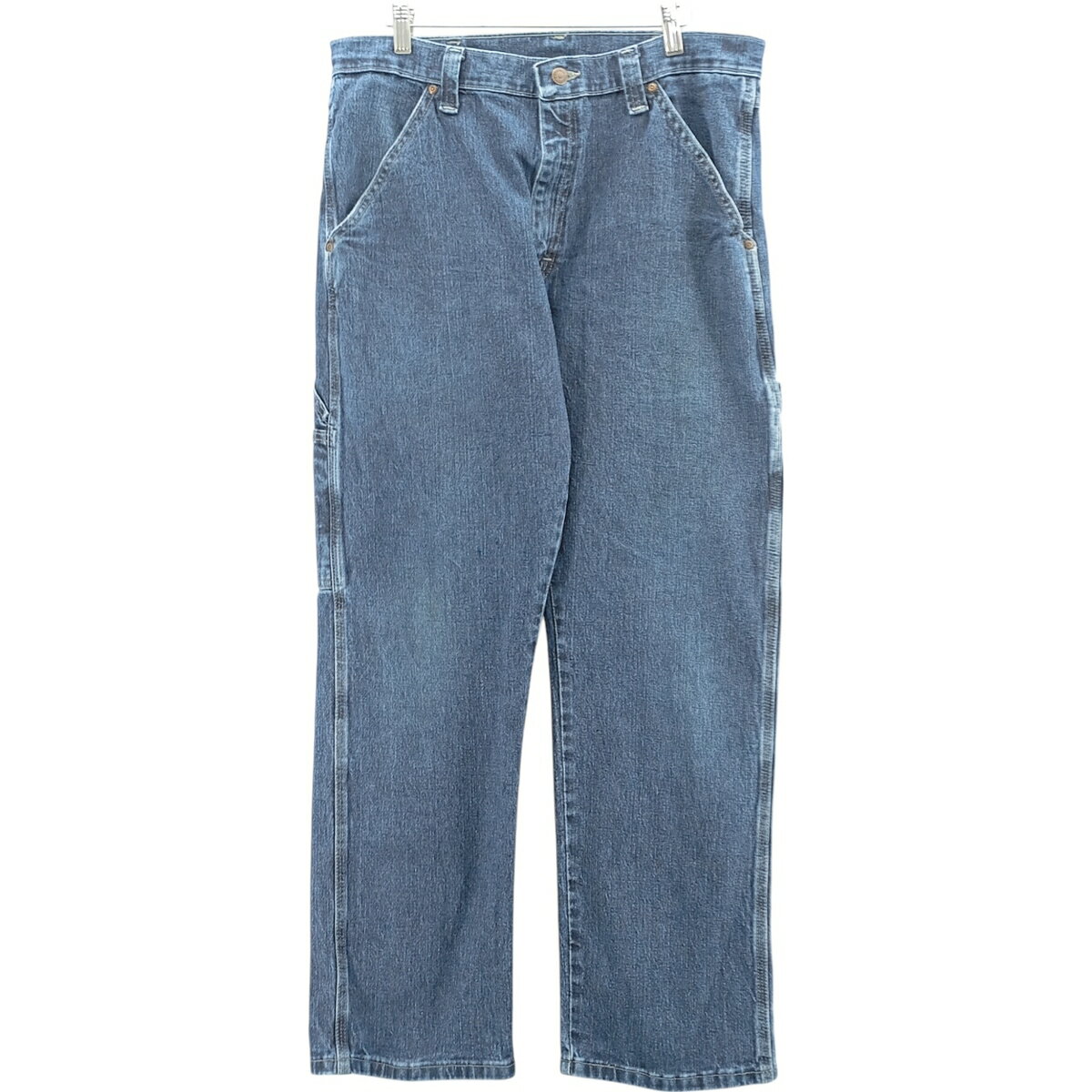 商品詳細 ブランド・Wrangler・ラングラー・ 特徴・ジッパーフライ・スパナポケット・ワイドパンツ・ハンマーループ・ モデル/形状・デニムペインターパンツ・ 素材・コットン:84%・ポリエステル:15%・スパンデックス:1%・ 色・ブル...