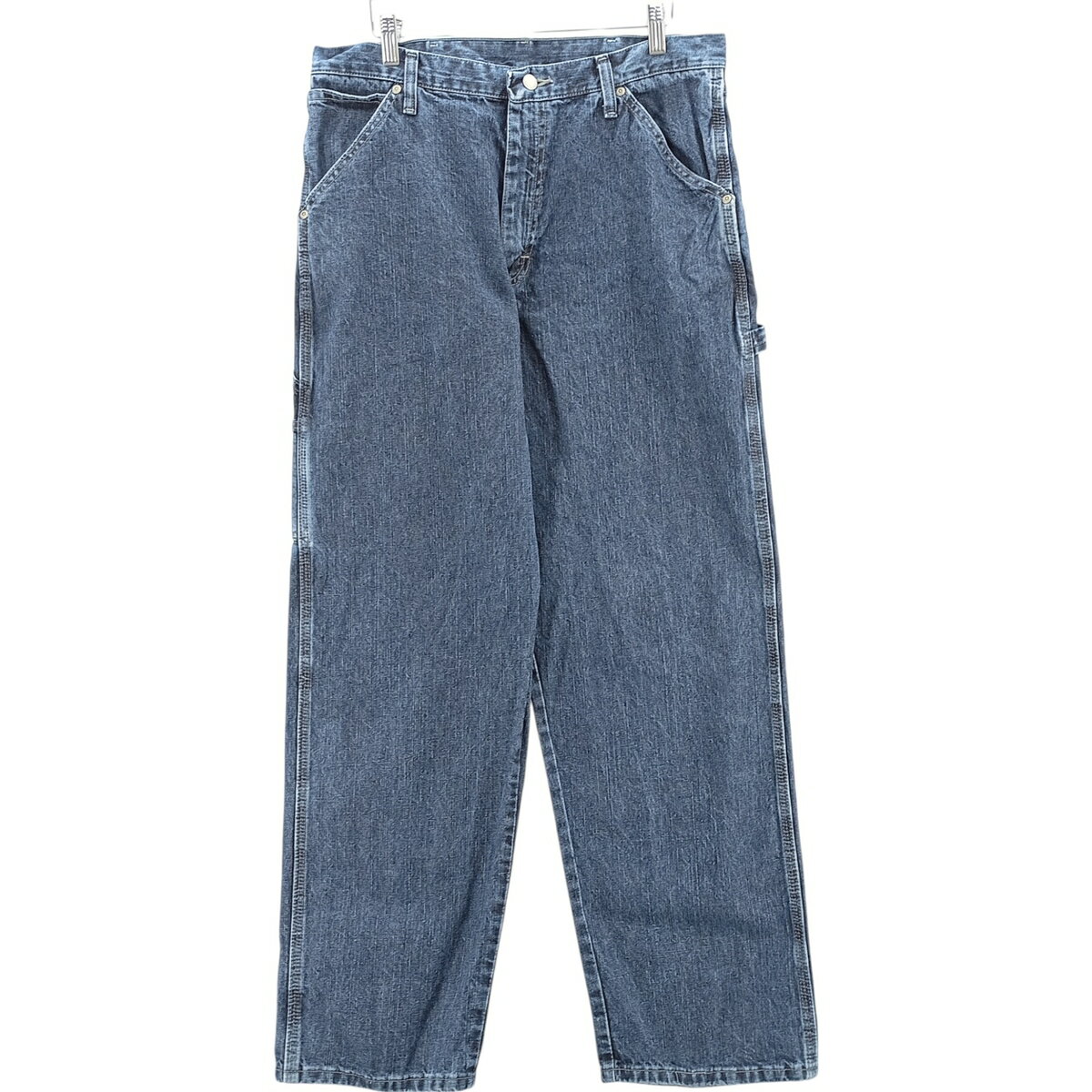 商品詳細 ブランド・Wrangler・ラングラー・ 特徴・ジッパーフライ・スパナポケット・ワイドパンツ・ハンマーループ・ モデル/形状・CARPENTER・デニムペインターパンツ・ 素材・コットン:100%・ 色・ブルー系 青色・ 柄・無地...