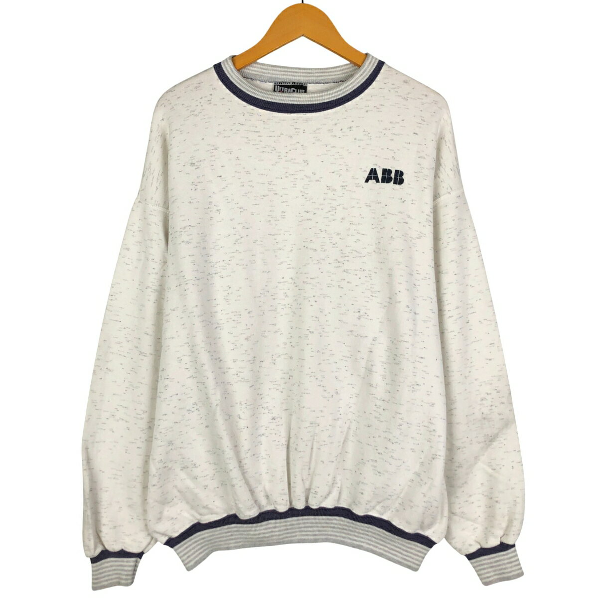 商品詳細 ブランド・ULTRACLUB・ 特徴・クルーネック(丸首)・ヴィンテージ・長袖・ラインリブ・ モデル/形状・ABB・アドバタイジング スウェットシャツ トレーナー・ 素材・コットン:80%・ポリエチレン:20%・ 色・グレー系 灰...