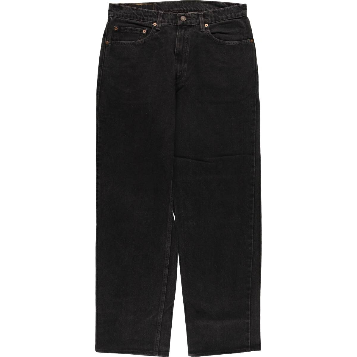 商品詳細 ブランド・Levi's・リーバイス・ 特徴・ジッパーフライ・ヴィンテージ・ワイドパンツ・ モデル/形状・550-0260・ブラックデニム テーパードデニムパンツ・ 素材・不明・ 色・ブラック系 黒色・ 柄・無地・ 生産国・メキシコ...