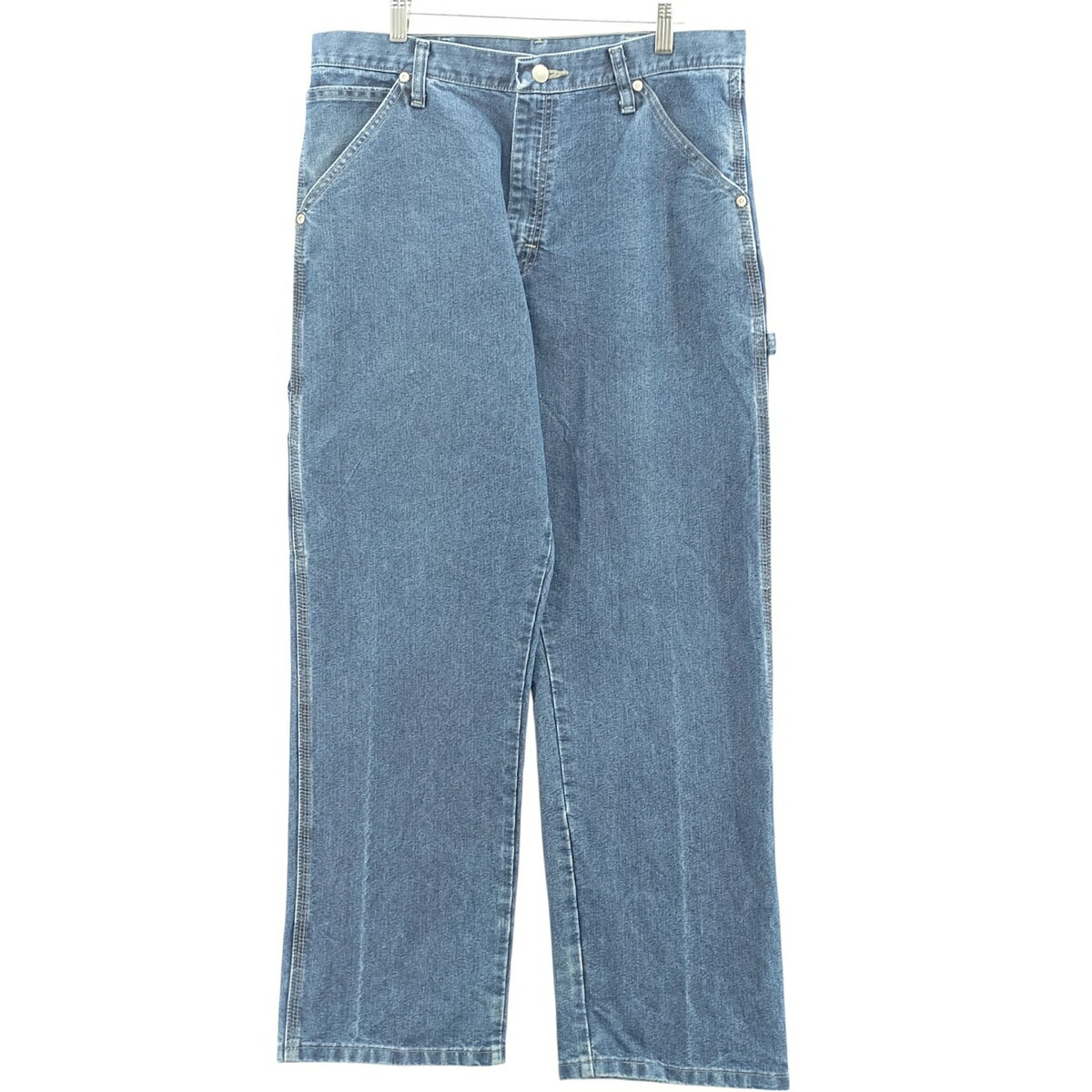 商品詳細 ブランド・Wrangler・ラングラー・ 特徴・ジッパーフライ・スパナポケット・ワイドパンツ・ハンマーループ・ モデル/形状・CARPENTER・デニムペインターパンツ・ 素材・コットン:68%・ポリエステル:32%・ 色・ブルー...