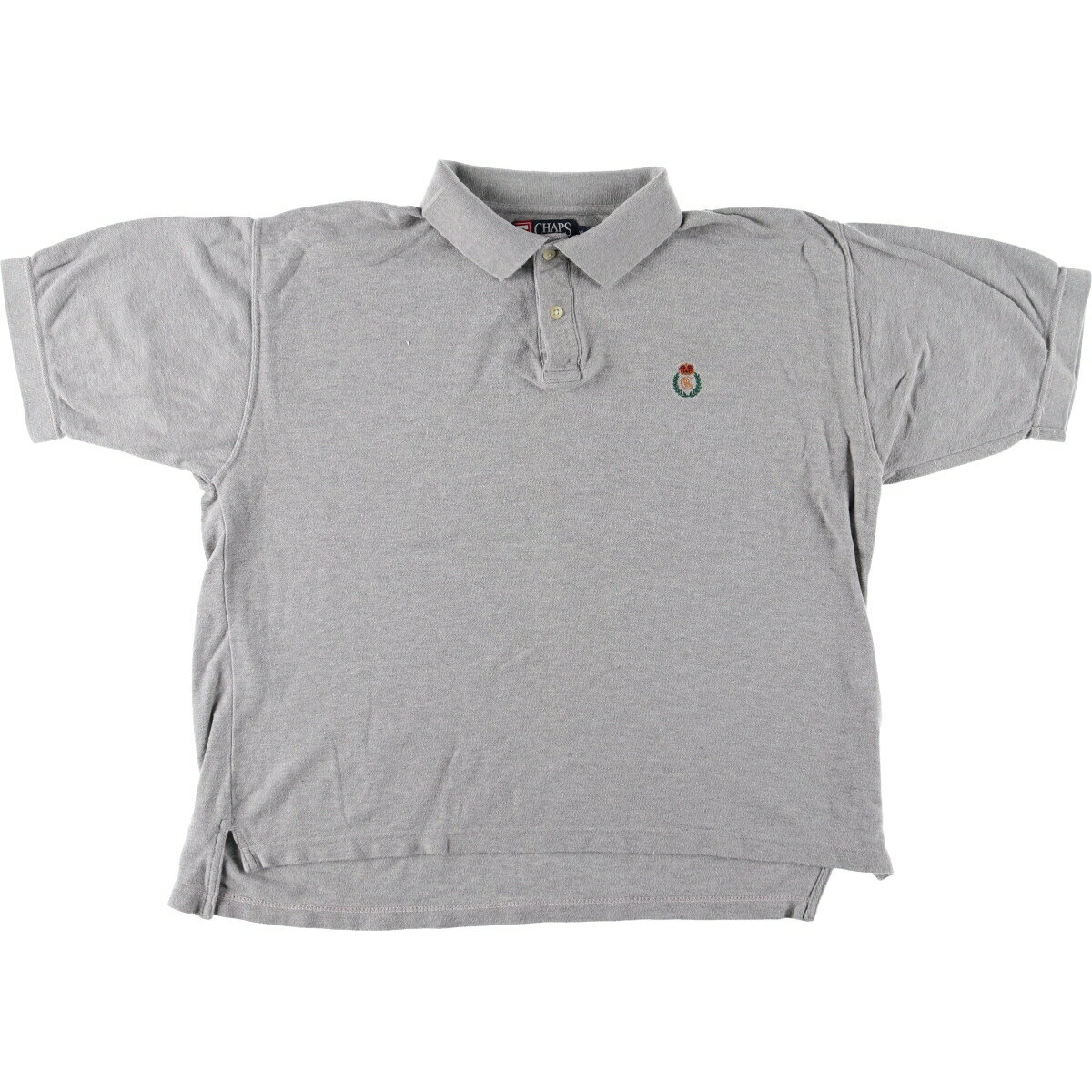 商品詳細 ブランド・Ralph Lauren・ラルフローレン・ 特徴・レギュラーカラー・半袖・ヴィンテージ・ モデル/形状・CHAPS チャップス・半袖 ポロシャツ・ 素材・コットン:100%・ 色・グレー系 灰色・ 柄・無地・ワンポイント...