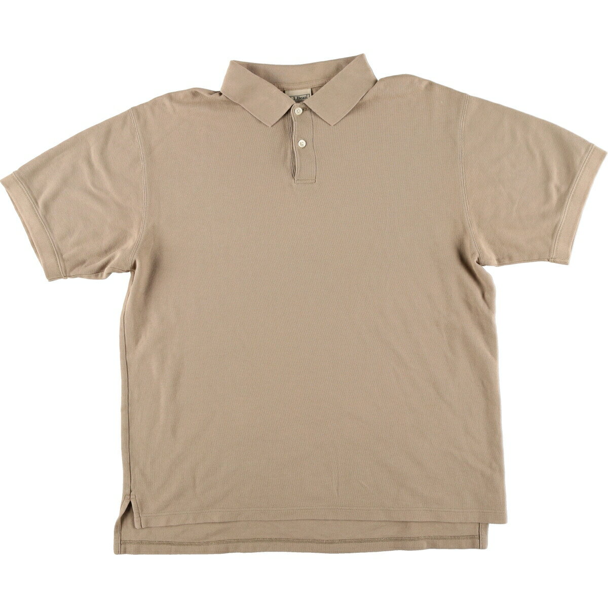 商品詳細 ブランド・L.L.Bean・エルエルビーン・ 特徴・レギュラーカラー・半袖・ モデル/形状・半袖 ポロシャツ・ 素材・コットン:100%・ 色・ベージュ系・ 柄・無地・ 生産国・タイランド製・ 年代 サイズ・表記サイズ:L-TAL...