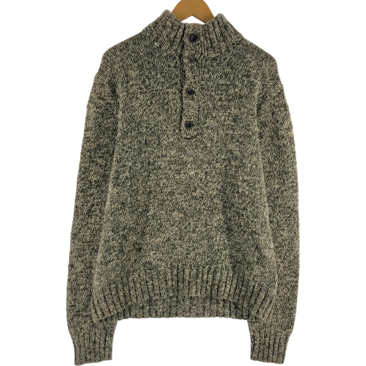 商品詳細 ブランド・Ralph Lauren・ラルフローレン・ 特徴・長袖・ハーフボタン・ モデル/形状・POLO by Ralph Lauren・コットンニットハーフボタンセーター・ 素材・コットン:100%・ 色・カーキ系 セージグリー...