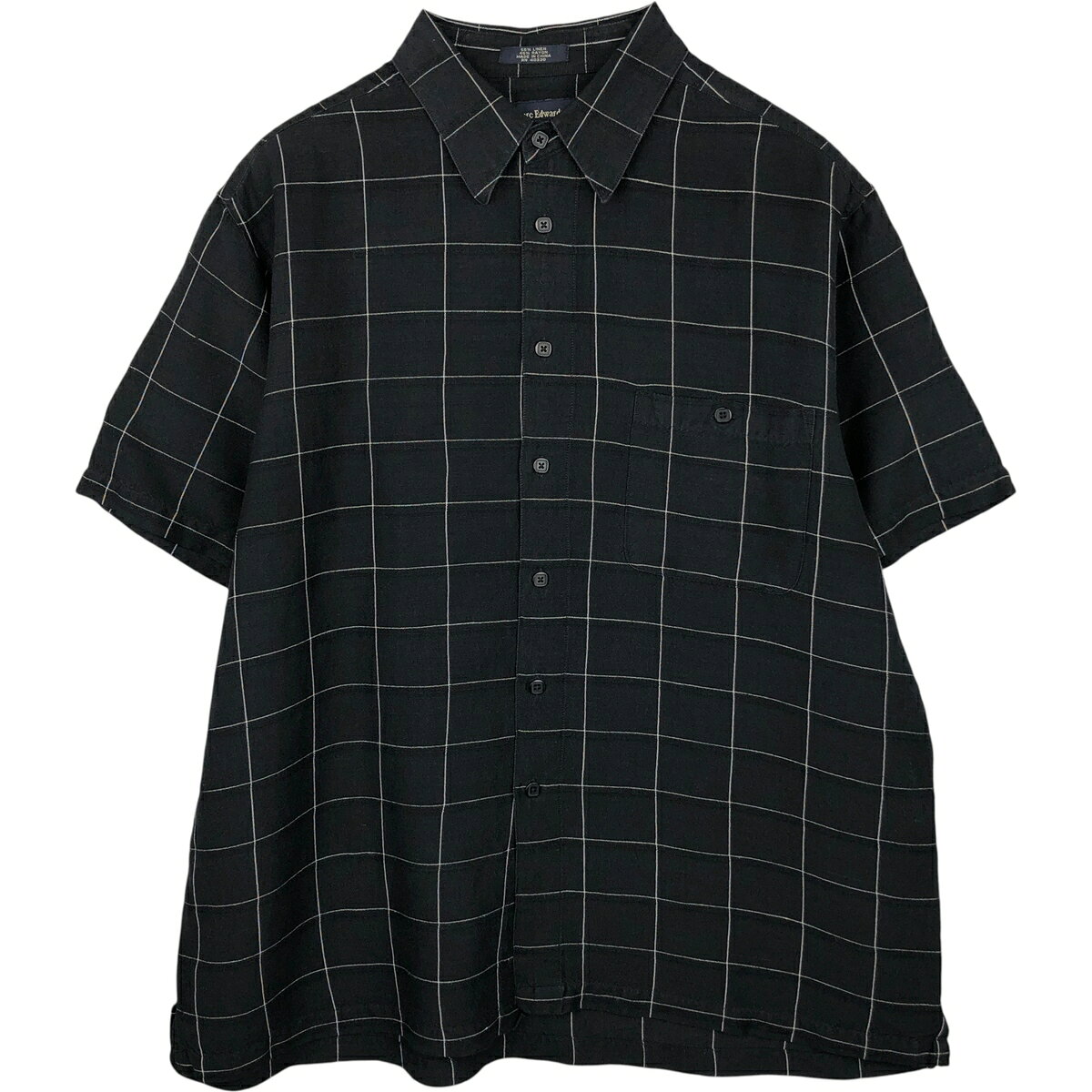 商品詳細 ブランド・MARC EDWARDS・ 特徴・半袖・レギュラーカラー・ボックスシャツ・ モデル/形状・半袖 リネンシャツ・ 素材・リネン:55%・レーヨン:45%・ 色・ブラック系 黒色・ホワイト系 白色・ 柄・チェック柄・ 生産国...