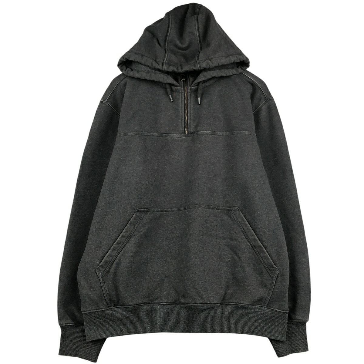 商品詳細 ブランド・Carhartt・カーハート・ 特徴・長袖・プルオーバー・ハーフジップ・ モデル/形状・ORIGINAL FIT・スウェットハーフジップパーカー・ 素材・コットン:55%・ポリエステル:45%・ 色・グレー系 灰色・ 柄...