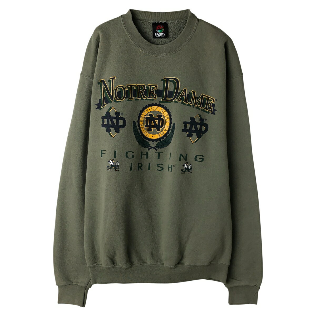 商品詳細 ブランド・PM SPORTS・ 特徴・クルーネック(丸首)・3連プリント・ヴィンテージ・長袖・ モデル/形状・FIGHTIN' IRISH ノートルダム大学 ファイティングアイリッシュ ・カレッジスウェットシャツ トレーナー・ 素...