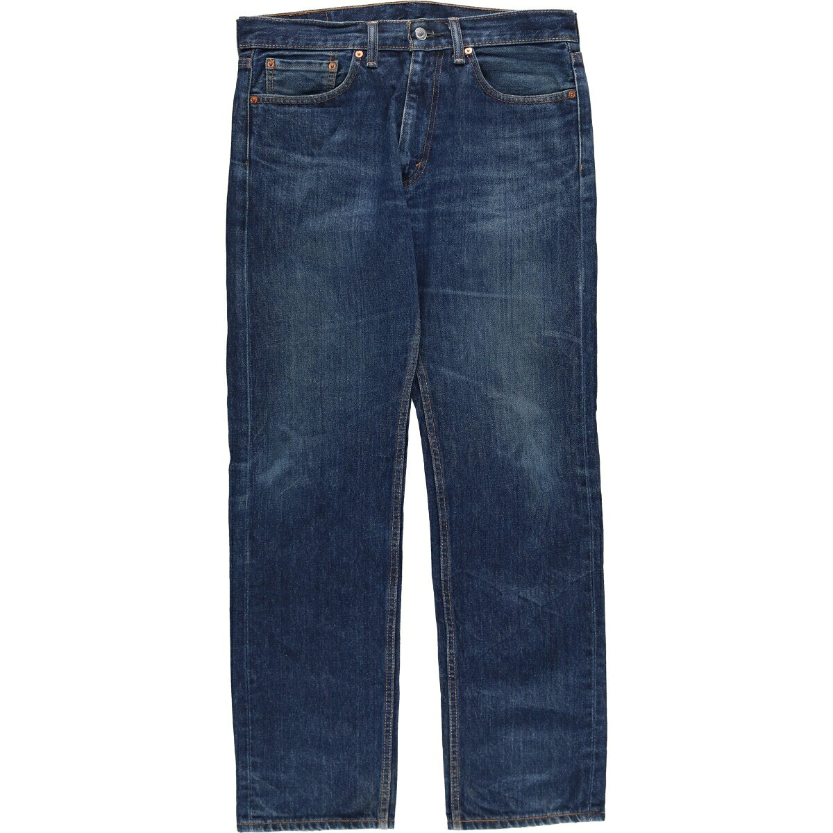 商品詳細 ブランド・Levi's・リーバイス・ 特徴・ジッパーフライ・ モデル/形状・505・テーパードデニムパンツ・ 素材・コットン:100%・ 色・ブルー系 青色・ 柄・無地・ 生産国・メキシコ製・ 年代 サイズ・メンズw34・表記サイ...