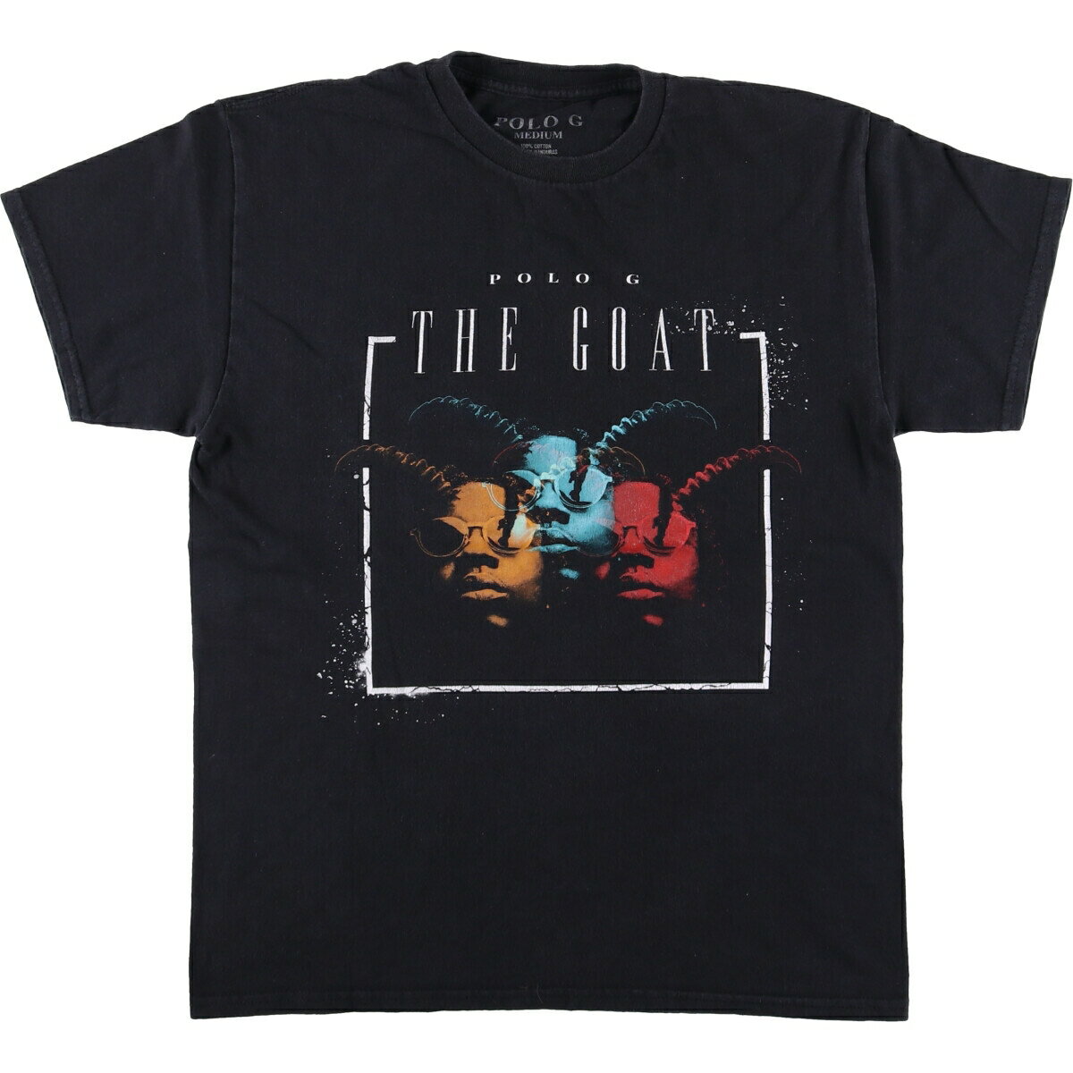 商品詳細 ブランド・UNKNOWN・ 特徴・クルーネック(丸首)・半袖・ モデル/形状・POLO G ポロジー・ラップTシャツ ラップT・ 素材・コットン:100%・ 色・ブラック系 黒色・ 柄・プリント・ 生産国・ホンジュラス製・ 年代 ...