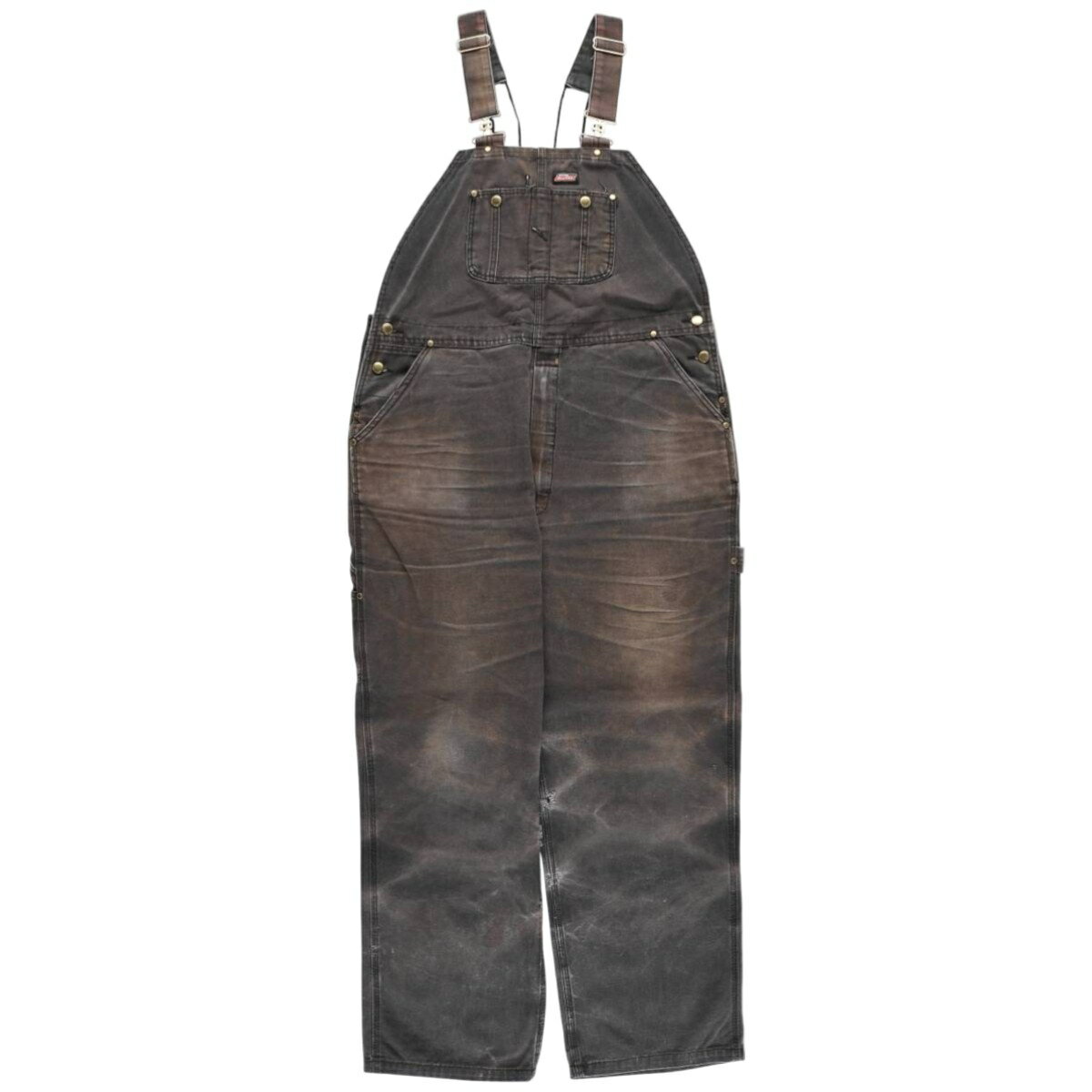 商品詳細 ブランド・Dickies・ディッキーズ・ 特徴・ハンマーループ・スパナポケット・ジッパーフライ・ワイドパンツ・フェード・ モデル/形状・ダック オーバーオール・ 素材・不明・ 色・ブラック系 黒色・ 柄・無地・ロゴパッチ・ 生産国...