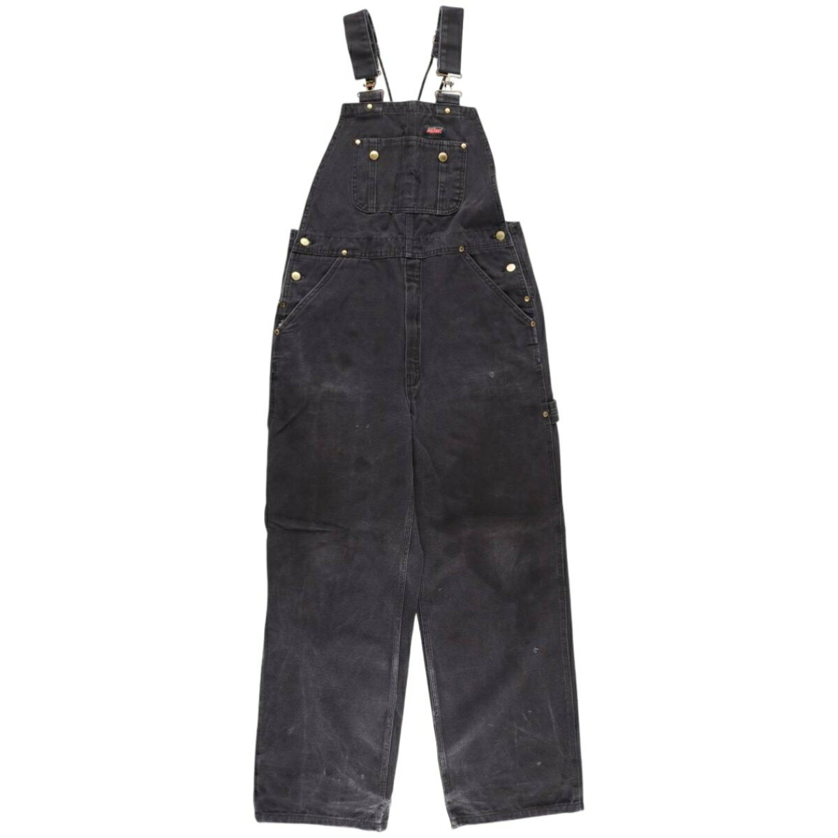 商品詳細 ブランド・Dickies・ディッキーズ・ 特徴・ハンマーループ・スパナポケット・ジッパーフライ・ワイドパンツ・ モデル/形状・ダック オーバーオール・ 素材・コットン:100%・ 色・ブラック系 黒色・ 柄・無地・ロゴパッチ・ 生...