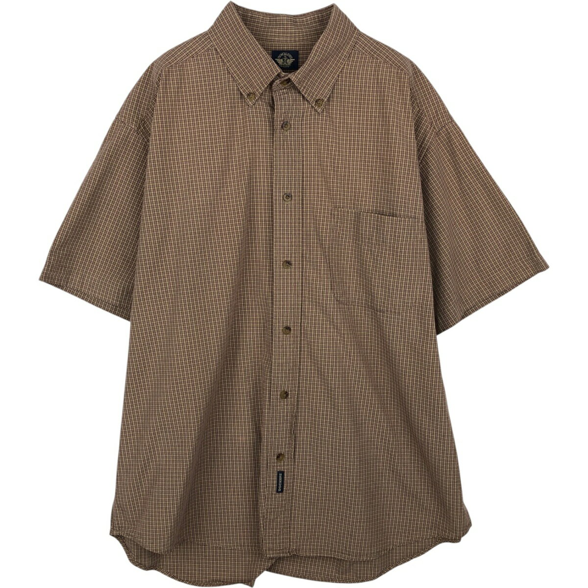 商品詳細 ブランド・DOCKERS・ドッカーズ・ 特徴・ボタンダウン・半袖・ モデル/形状・半袖 ボタンダウン チェックシャツ・ 素材・コットン:100%・ 色・ベージュ系・ 柄・チェック柄・ロゴパッチ・ 生産国・インド製・ 年代 サイズ・...