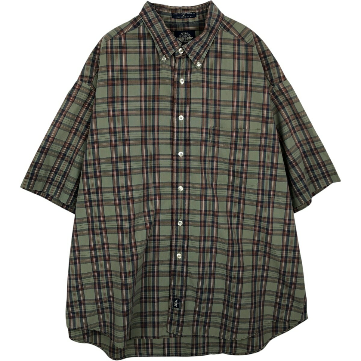 商品詳細 ブランド・DOCKERS・ドッカーズ・ 特徴・ボタンダウン・半袖・ モデル/形状・半袖 ボタンダウン チェックシャツ・ 素材・コットン:100%・ 色・カーキ系・ブラウン系 茶色・ネイビー系 紺色・ 柄・チェック柄・ 生産国・フィ...