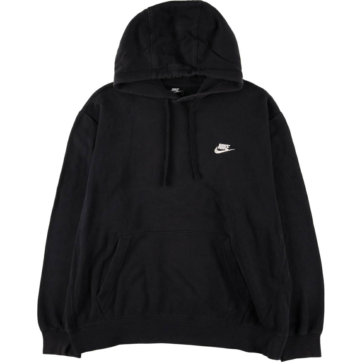 商品詳細 ブランド・NIKE・ナイキ・ 特徴・プルオーバー・長袖・ モデル/形状・スウェットプルオーバーパーカー・ 素材・コットン:80%・ポリエステル:20%・ 色・ブラック系 黒色・ 柄・無地・ワンポイント・ 生産国・マレーシア製・ 年...