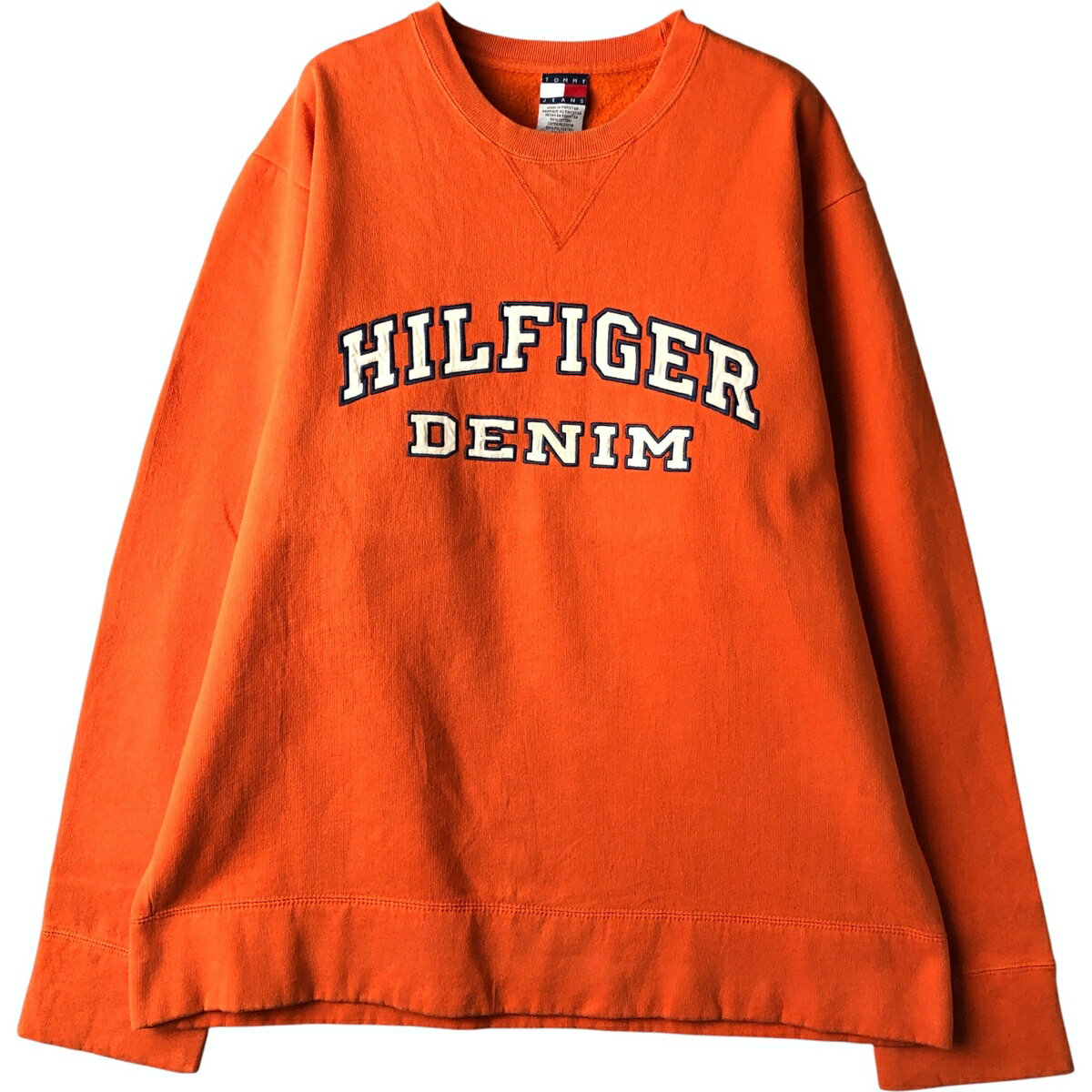 商品詳細 ブランド・TOMMY HILFIGER・トミーヒルフィガー・ 特徴・長袖・クルーネック(丸首)・ヴィンテージ・前Vガゼット・ モデル/形状・JEANS・ロゴスウェットシャツ トレーナー・ 素材・コットン:80%・ポリエステル:20...