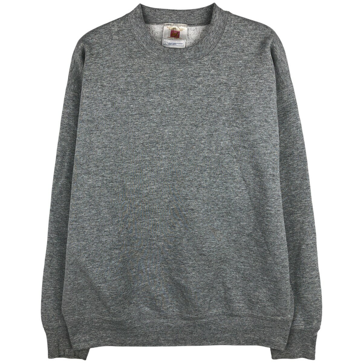 商品詳細 ブランド・MEMBER'S MARK・ 特徴・長袖・クルーネック(丸首)・ モデル/形状・無地 ブランクスウェットシャツ トレーナー・ 素材・コットン:50%・ポリエステル:50%・ 色・グレー系 灰色・ 柄・無地・ 生産国・メキ...