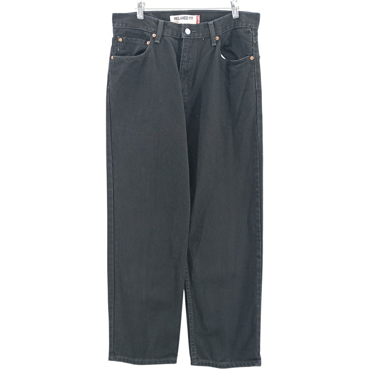 商品詳細 ブランド・Levi's・リーバイス・ 特徴・ジッパーフライ・ワイドパンツ・ モデル/形状・550 RELAXED FIT・ブラックデニム テーパードデニムパンツ・ 素材・コットン:100%・ 色・ブラック系 黒色・ 柄・無地・ 生...