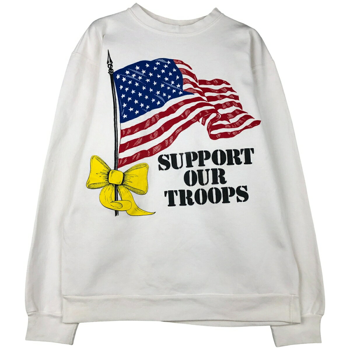 商品詳細 ブランド・BADGER SPORTSWEAR・ 特徴・クルーネック(丸首)・長袖・ヴィンテージ・ モデル/形状・プリントスウェットシャツ トレーナー・ 素材・コットン:86%・ポリエステル:14%・ 色・ホワイト系 白色・ 柄・プ...