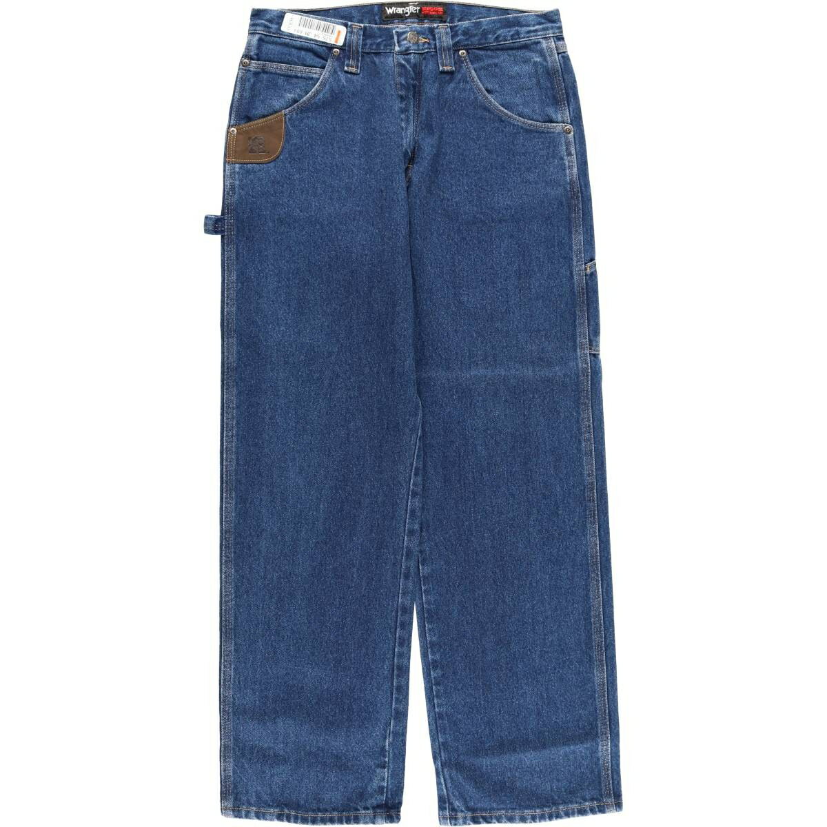 商品詳細 ブランド・Wrangler・ラングラー・ 特徴・ジッパーフライ・スパナポケット・ワイドパンツ・ハンマーループ・ モデル/形状・RIGGS WORKWEAR・デニムペインターパンツ・ 素材・コットン:100%・ 色・ブルー系 青色・...