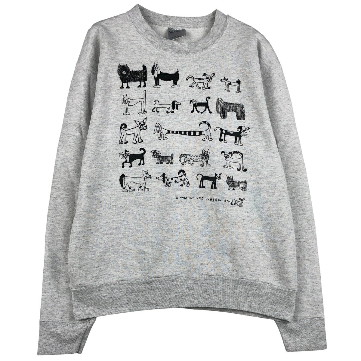 商品詳細 ブランド・ONEITA・オニータ・ 特徴・長袖・ヴィンテージ・両面プリント・クルーネック(丸首)・ モデル/形状・POWER-SWEATS・アニマル スウェットシャツ トレーナー・ 素材・コットン:50%・ポリエステル:50%・ ...