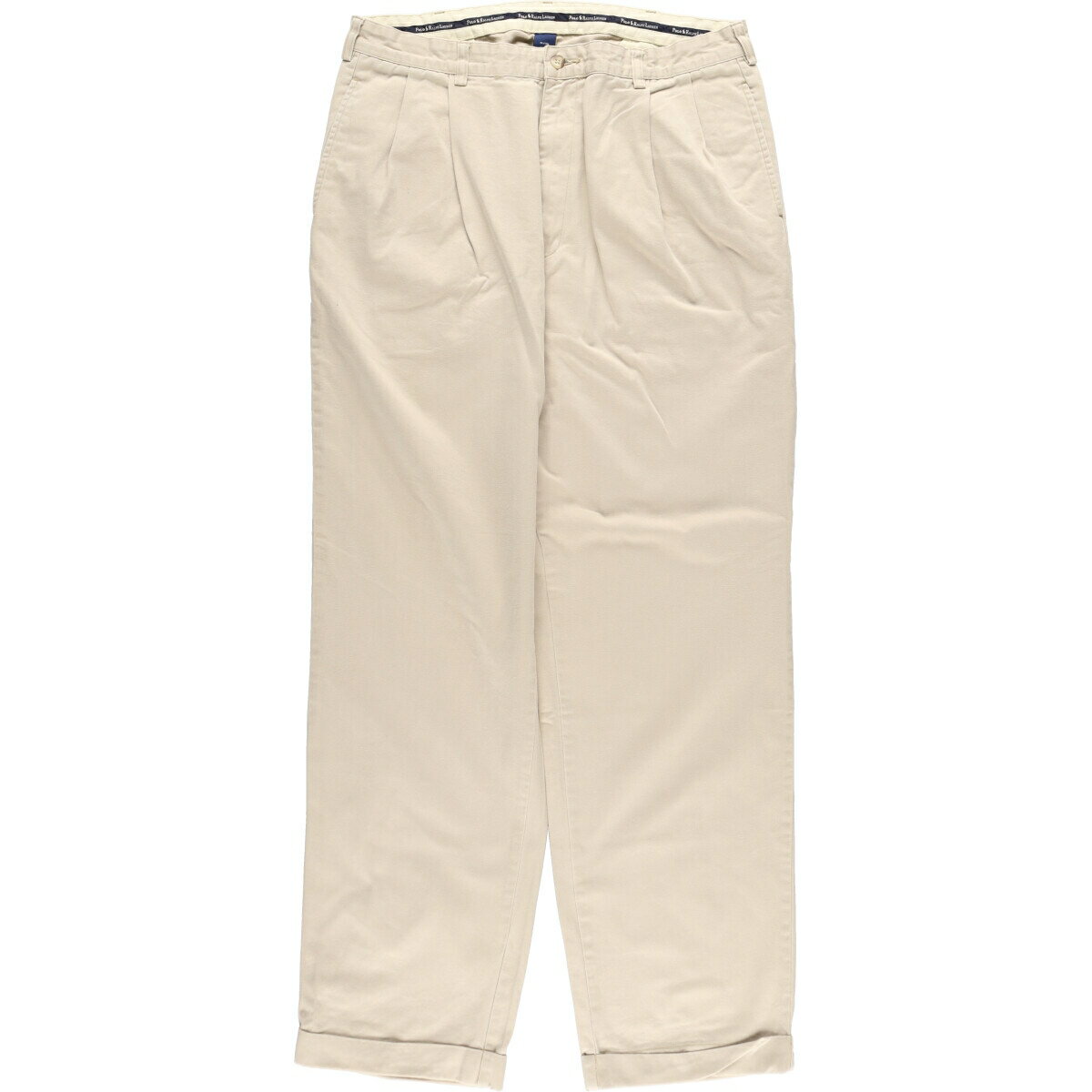 商品詳細 ブランド・Ralph Lauren・ラルフローレン・ 特徴・ツータック・ワイドパンツ・ モデル/形状・POLO RALPH LAUREN・チノパンツ・ 素材・コットン:100%・ 色・ベージュ系・ 柄・無地・ 生産国・ホンジュラス...