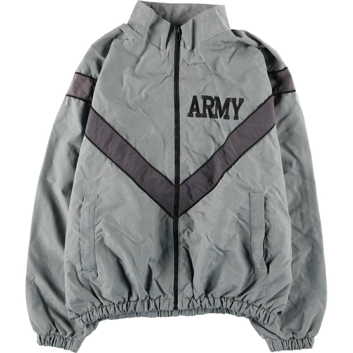 商品詳細 ブランド・UNKNOWN・ 特徴・薄手・米軍実品・フルジップ・メッシュライナー・05年納品・ モデル/形状・PFU トレーニングジャケット・ナイロンジャケット・ 素材・ナイロン:100%・ 色・グレー系 灰色・チャコール・ブラック...