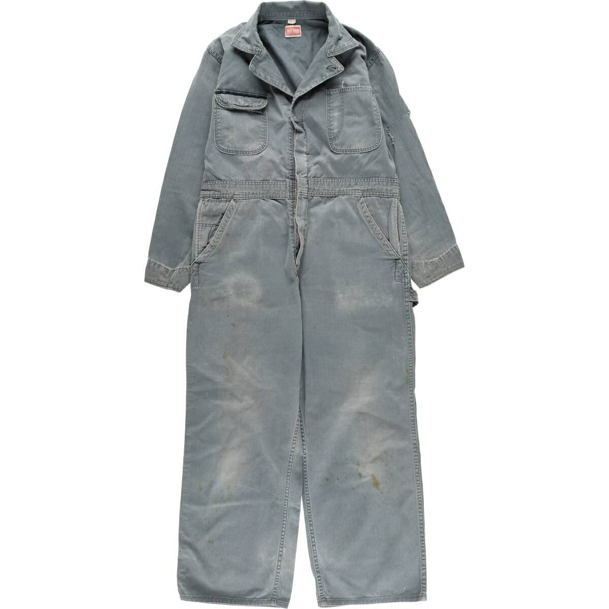 商品詳細 ブランド・BIGBEN・ビッグベン・ 特徴・ハンマーループ・スパナポケット・ワイドパンツ・HBT ヘリンボーンツイル・TALONジップ・ モデル/形状・長袖 オールインワン つなぎ・ 素材・不明・ 色・グレー系 灰色・ブルー系 青...