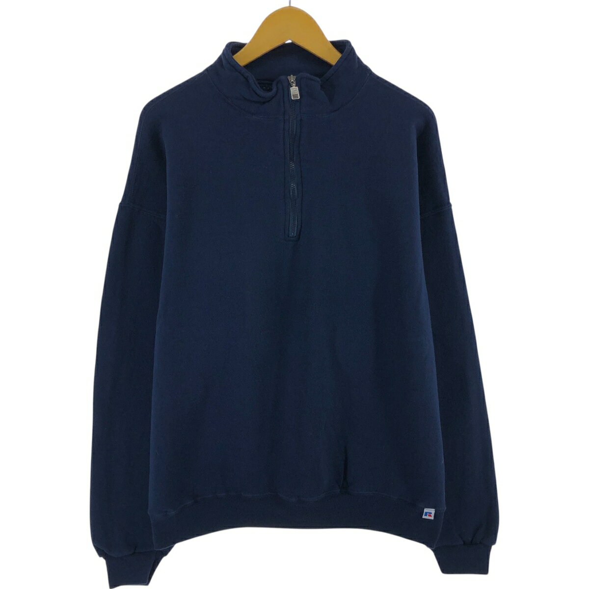 商品詳細 ブランド・Russell・ラッセル・ 特徴・長袖・ハーフジップ・ヴィンテージ・ モデル/形状・ハーフジップスウェットシャツ トレーナー・ 素材・不明・ 色・ネイビー系 紺色・ 柄・無地・ 生産国・不明・ 年代・90年代・ サイズ・...