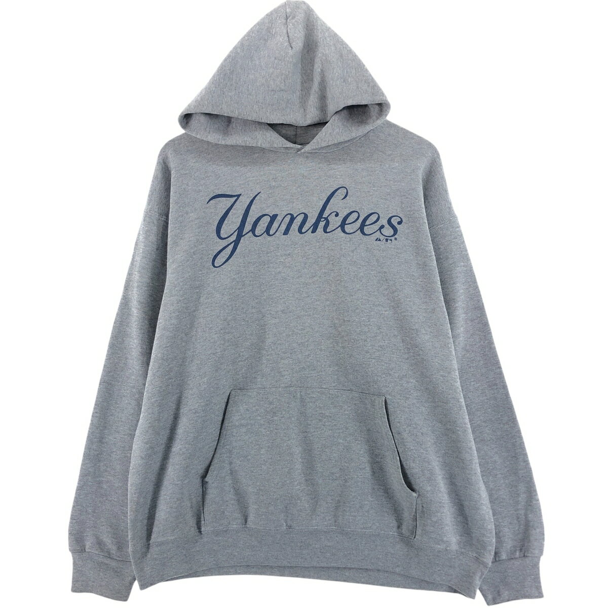 商品詳細 ブランド・MAJESTIC・マジェスティック・ 特徴・長袖・プルオーバー・ モデル/形状・MLB NEW YORK YANKEES ニューヨークヤンキース・スウェットプルオーバーパーカー・ 素材・不明・ 色・グレー系 灰色・ 柄・...